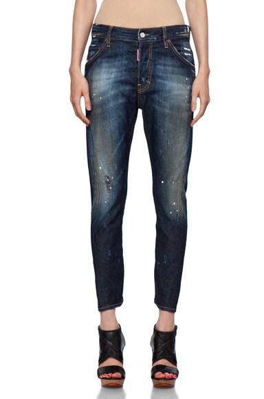 DSQUARED Super Slim Jean in Black Wash | FWRD