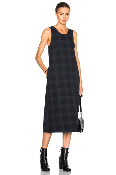 Engineered Garments Cotton Poplin Sun Dress in Blackwatch | FWRD