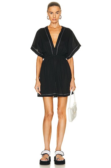 ERES Charly Short Dress in Noir | FWRD