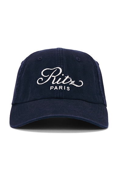 FRAME X Ritz Hat in Navy | FWRD
