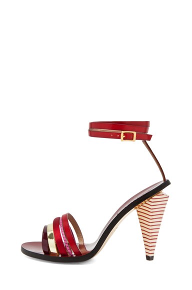 Fendi Mid Heel in Red Multi | FWRD