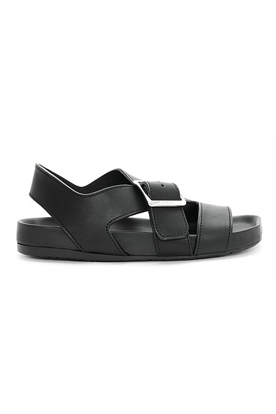 Loewe Gate Wedge Sandal in Black | FWRD