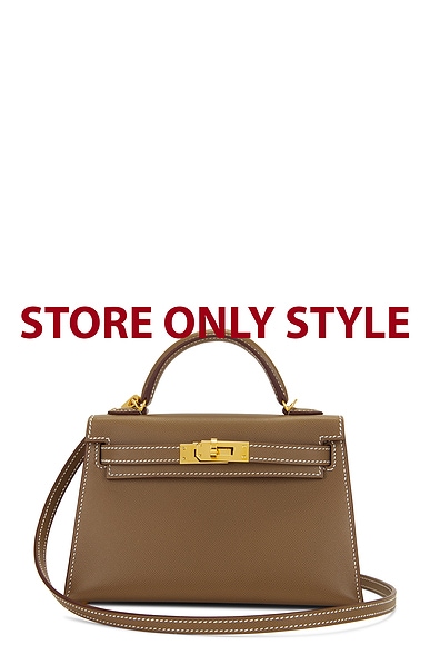 FWRD Renew Hermes Mini Kelly Madame Handbag in Etoupe | FWRD
