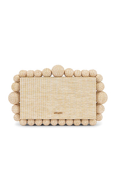Cult Gaia Eos Box Clutch in Sand | FWRD