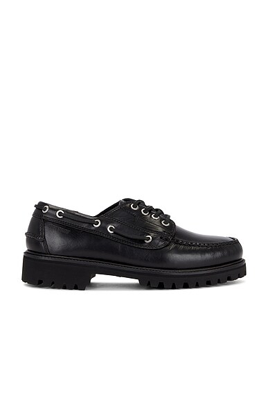 G.H.BASS Ranger Camp Moc In Leather in Black | FWRD