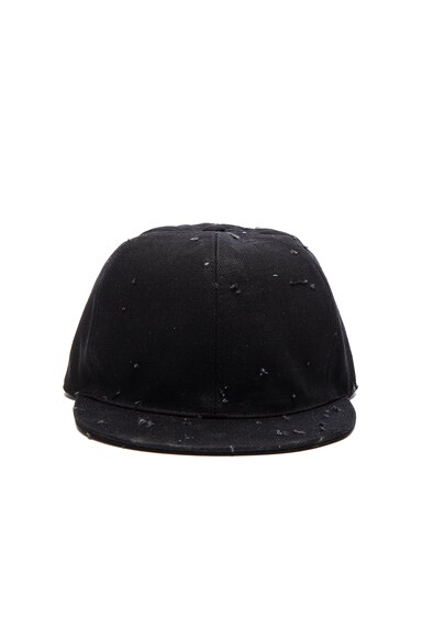 Givenchy Destroyed Hat in Black | FWRD