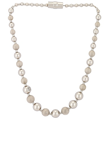 Givenchy Chito Silvery Ball Chain Necklace in Silvery | FWRD