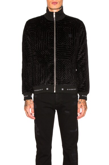 Givenchy Track Jacket in Black | FWRD