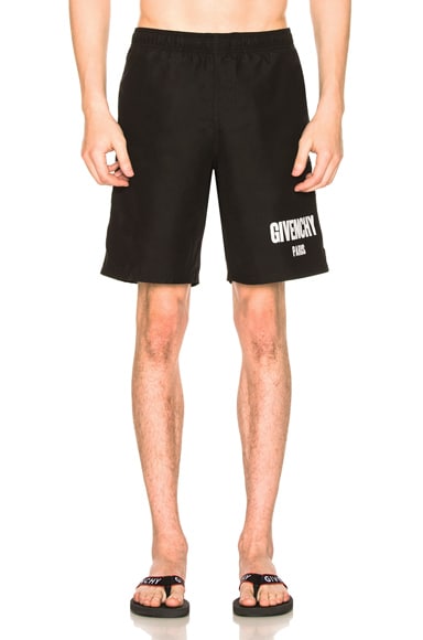 Givenchy Swim Trunks in Black | FWRD