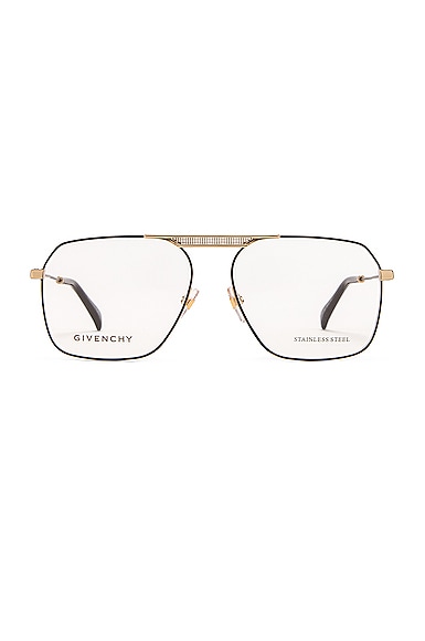 Givenchy Optical Eyeglasses in Gold | FWRD