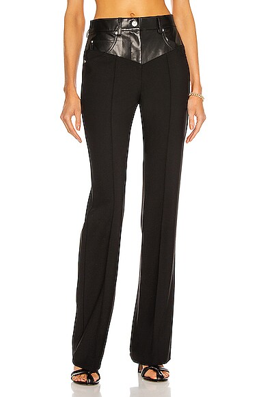 Helmut Lang Garter Pant in Black | FWRD