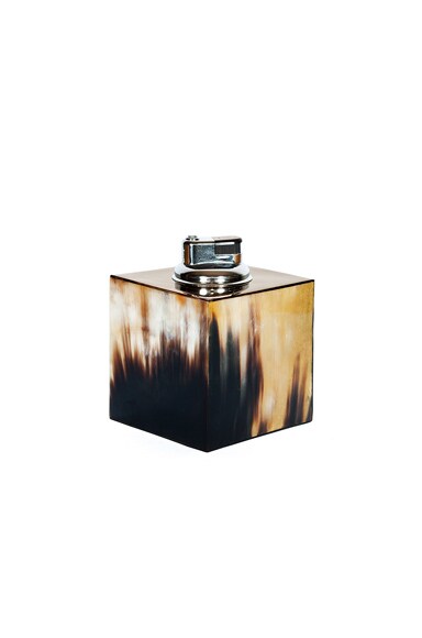 Hunting Season Square Table Lighter in Horn | FWRD
