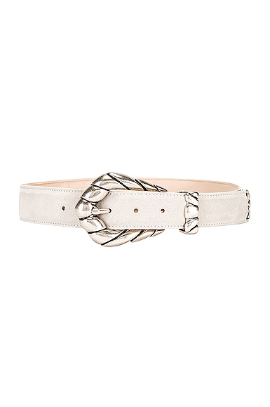 IRO Embellas Belt in White | FWRD
