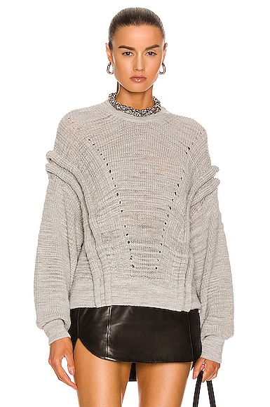 IRO Amos Sweater in Mixed Grey | FWRD