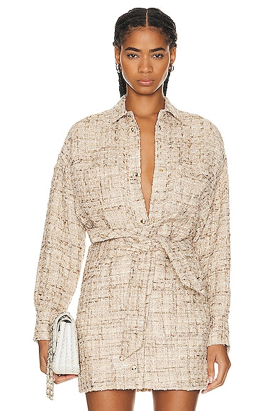 IRO Timera Jacket in Mixed Beige | FWRD