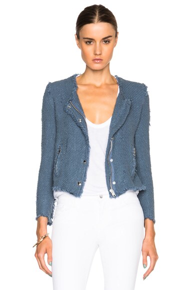 IRO Agnette Jacket in Stone Blue | FWRD