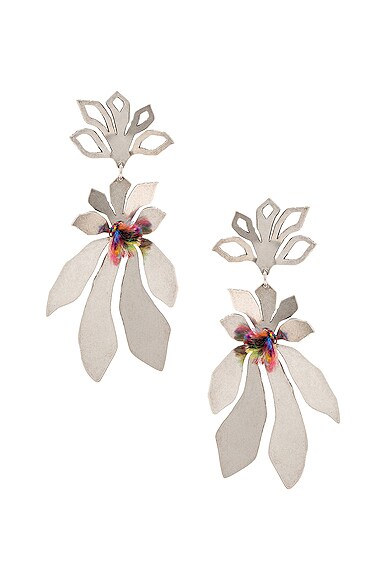 Isabel Marant Melting Silver Earring in Silver | FWRD