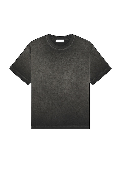 JOHN ELLIOTT Phoenix Oil Wash Cropped Tee in Black | FWRD