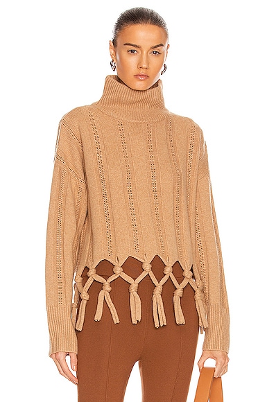 SIMKHAI Josephine Sweater in Mojave | FWRD