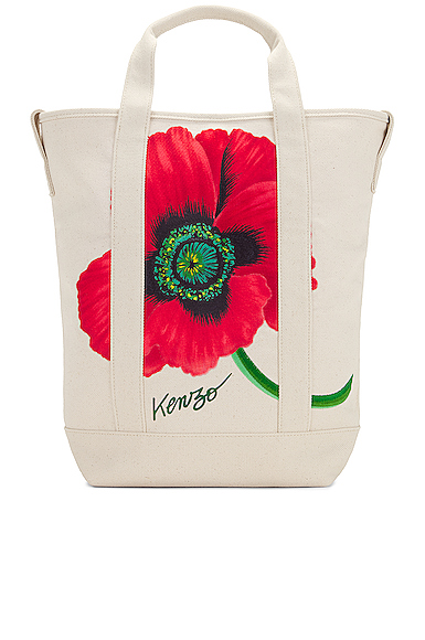 Kenzo Tote Bag in Ecru | FWRD
