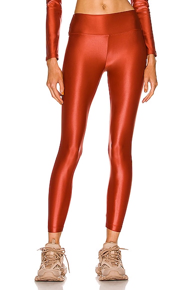 KORAL Lustrous Max Infinity High Rise Legging in Rouge | FWRD