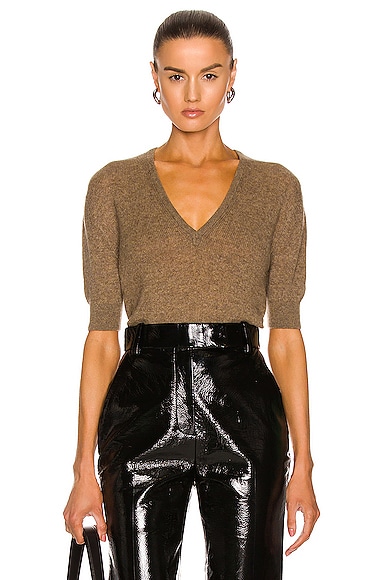 KHAITE Sierra Sweater in Moss | FWRD KHAITE Sierra Sweater in Moss | FWRD