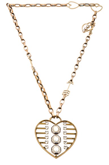 Lanvin Heart Pendant Necklace in Gold | FWRD