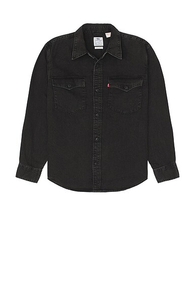 LEVI'S CAMISA CON BOTONES ESTILO WESTERN RELAXED FIT en Cava Washed ...