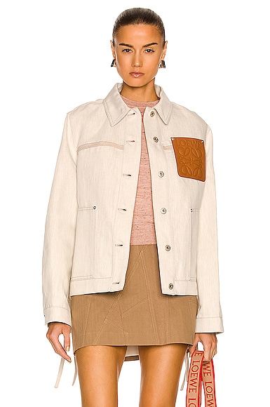 Loewe Workwear Jacket in Ecru | FWRD