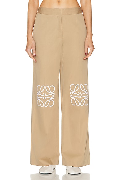 Loewe Anagram Trouser in Beige | FWRD