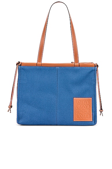 Loewe Cushion Tote Bag in Steel Blue | FWRD