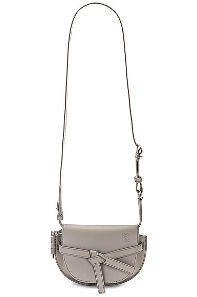 Loewe Gate Dual Mini Bag in Pearl Grey | FWRD