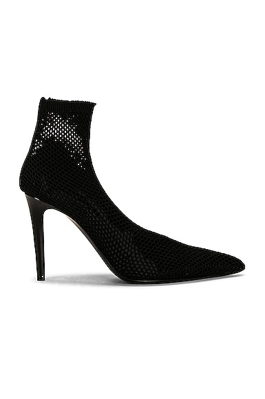 Loewe Fishnet 105 Pump in Black & Black | FWRD