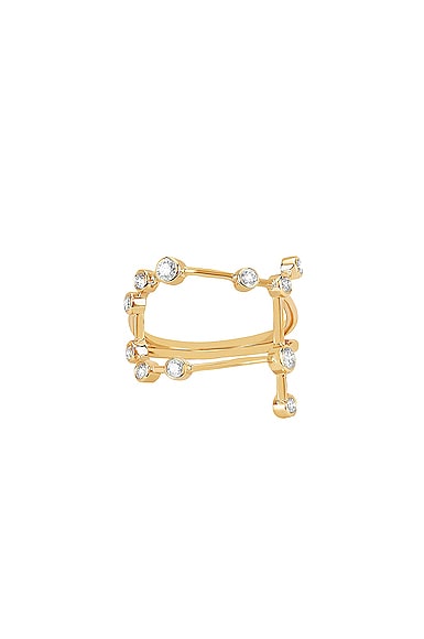 Logan Hollowell Gemini Constellation Ring in Gold | FWRD
