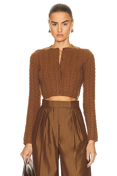 Max Mara Siamese Sweater in Hazelnut | FWRD