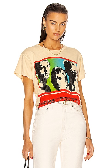 Madeworn The Police Tee in Sunbleached | FWRD