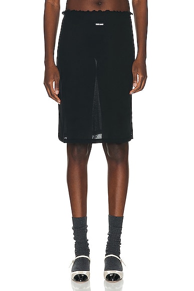 Monse Faux Leather Pencil Skirt in Black | FWRD