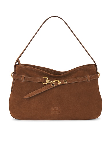 Miu Miu Aventure Shoulder Bag in Rovere | FWRD