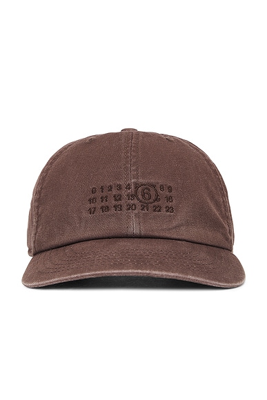 MM6 Maison Margiela Hat in Khaki | FWRD