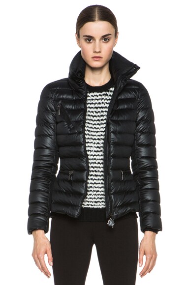 Moncler Suisse Poly Jacket in Black | FWRD