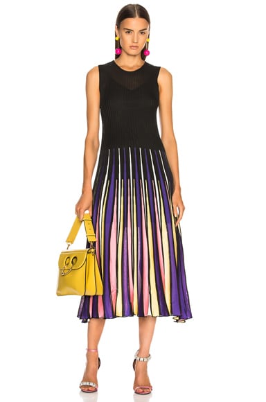 MSGM Knit Dress in Black | FWRD