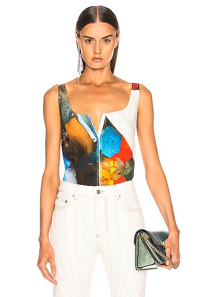 Mugler Abstract Top in Multi | FWRD