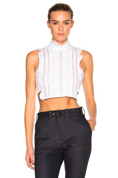 Marissa Webb Yvette Dickie Top in White | FWRD