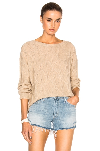NILI LOTAN Ali Sweater in Flax | FWRD