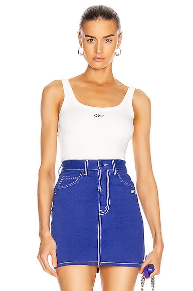 OFF-WHITE Tank Top in White | FWRD