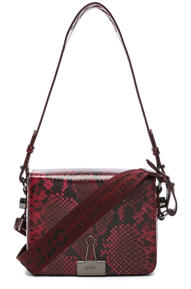 OFF-WHITE Flap Bag in Red | FWRD