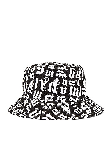 Palm Angels Bucket Hat in Black | FWRD