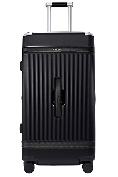 Paravel Aviator Trunk Suitcase in Derby Black | FWRD