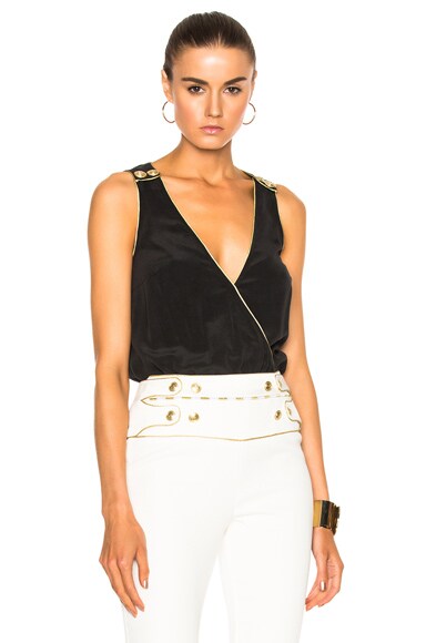 Pierre Balmain Bodysuit in Black | FWRD