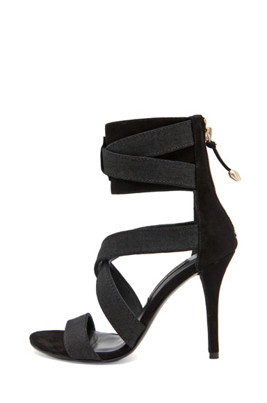 Pierre Balmain Austin Heel in Black | FWRD